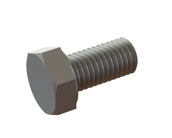 M10x16 hexagon screw fully threaded | CUTMETALL.com